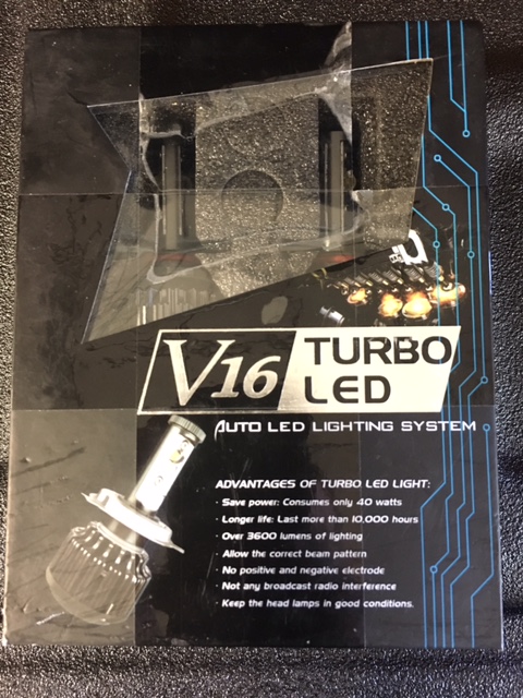 V16 Turbo LED 30w 3600 Lumens 9006 Headlights - Classifieds (Buy/Sell ...
