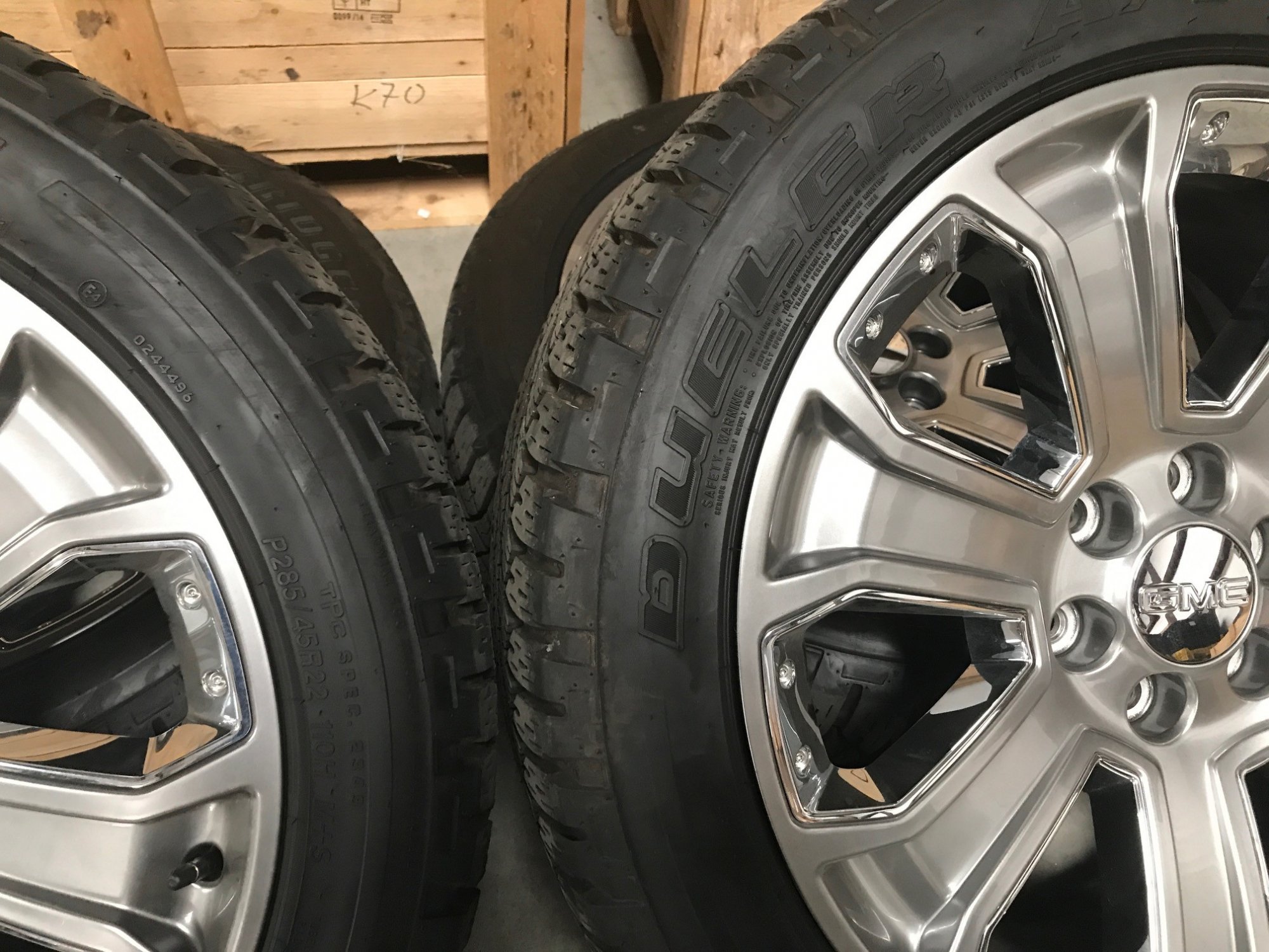 22" OEM Wheels and tires and Tri-Mode Running Boards for sale ...