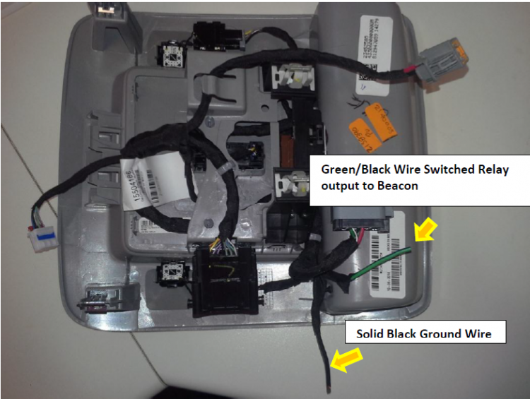 Emergency beacon wiring found! - Modifications & Accessories - GM ...