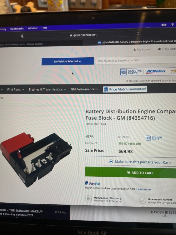 84095551 Battery Distribution/Fuse Block - Troubleshooting & Recalls ...