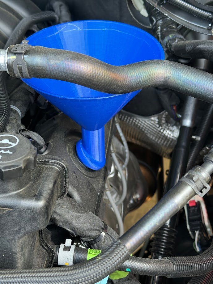 Oil Change - Custom Funnel - Modifications & Accessories - GM-Trucks.com