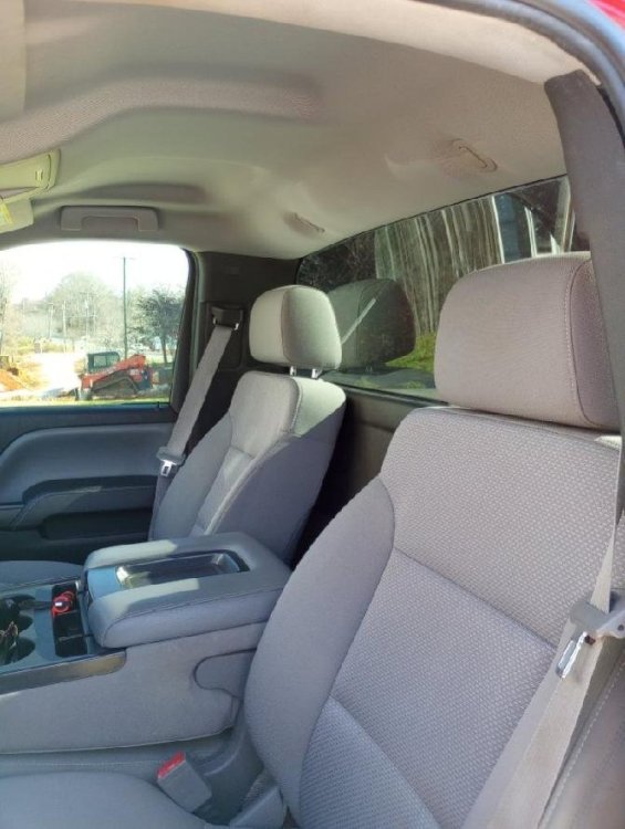 Standard cab truck fold seats forward. - 2014-2018 Silverado 1500 ...