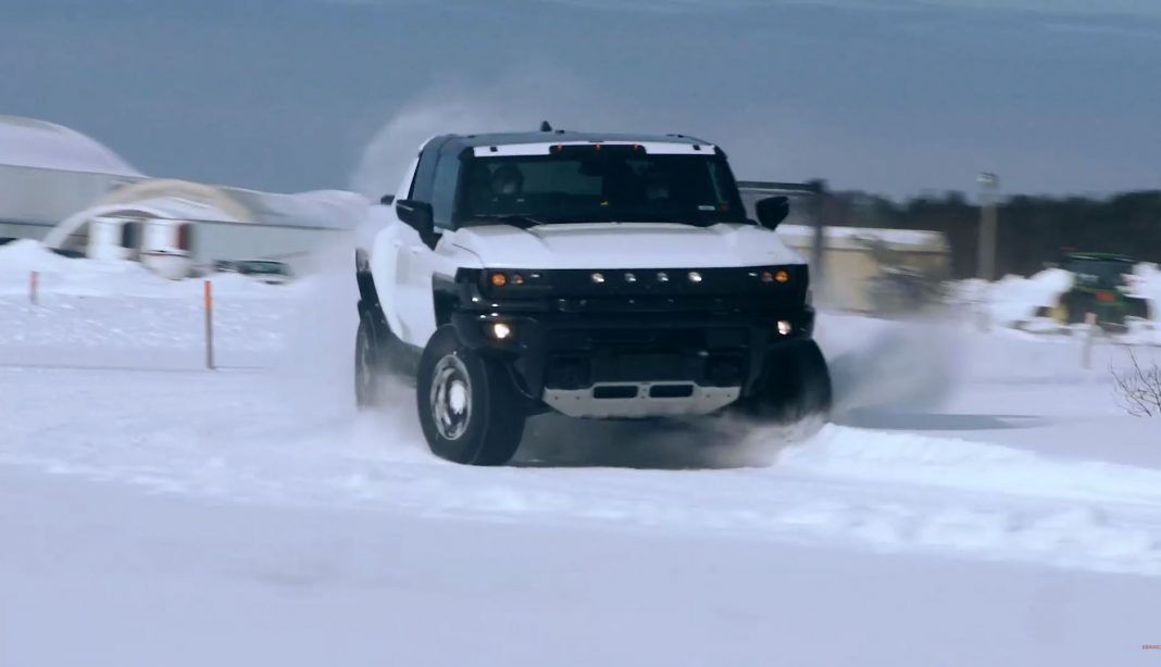 GMC HUMMER EV Truck Continues Winter Calibration Testing | GM-Trucks.com