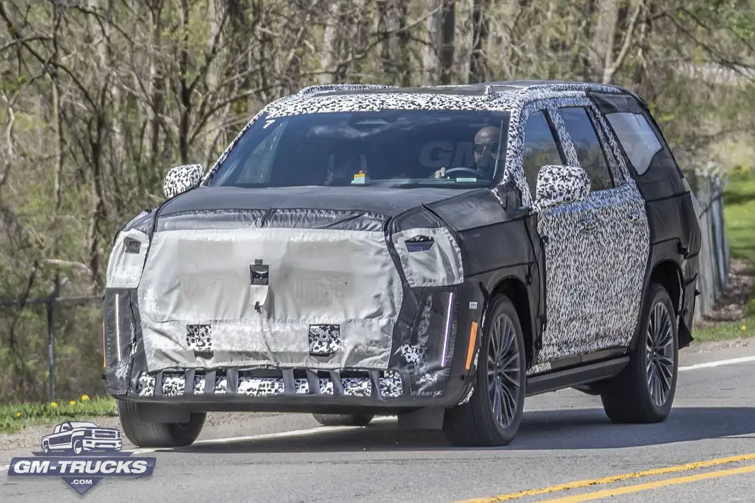 [Spy Shots] The Amazing 2023 Escalade-V Blackwing Captured | GM-Trucks.com