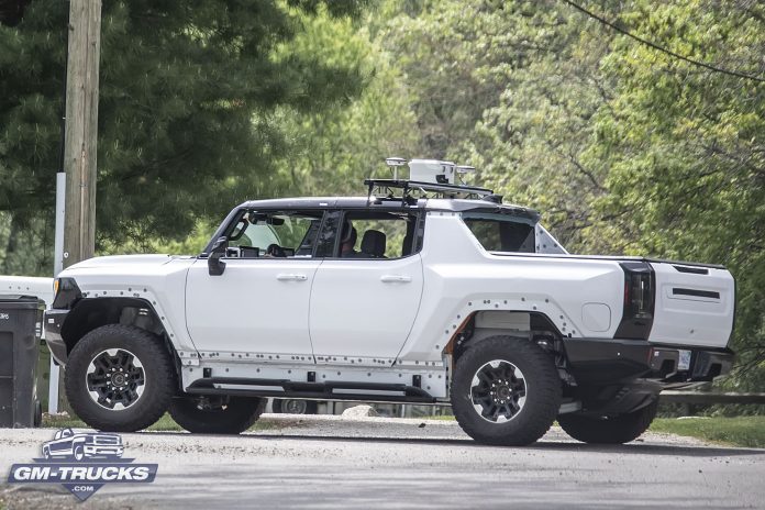 Is This Autonomous Testing Equipment On A GMC HUMMER EV? | GM-Trucks.com