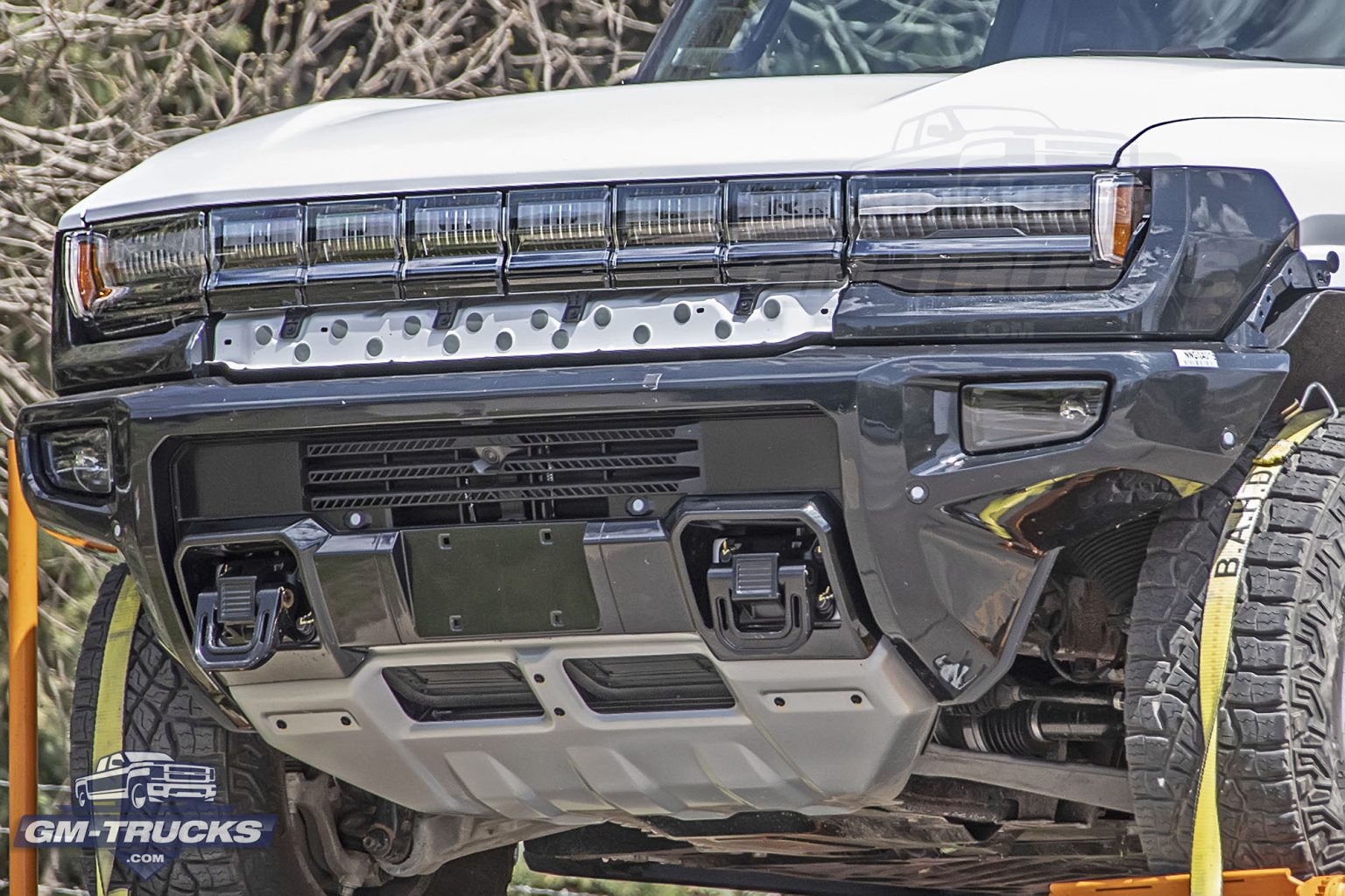 2022 GMC HUMMER EV Pickup With Production Ready Headlights Spotted | GM ...