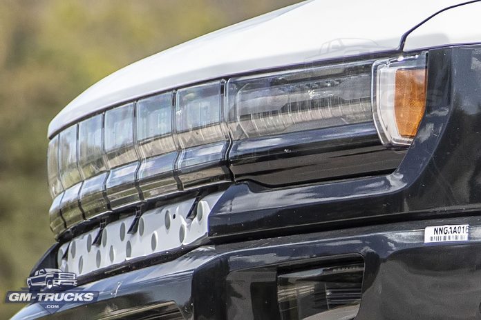 2022 GMC HUMMER EV Pickup With Production Ready Headlights Spotted | GM ...
