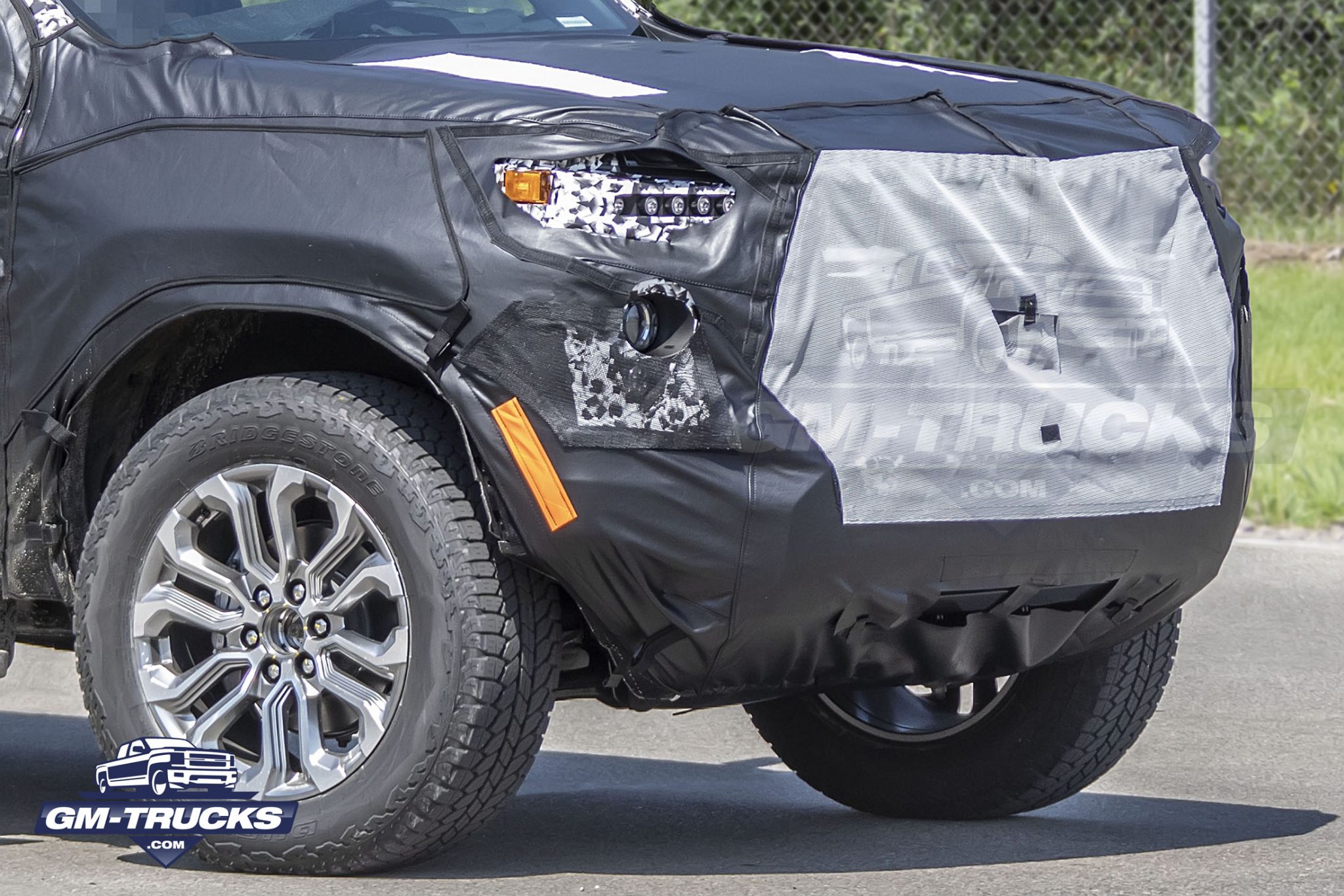 Disguised All New 2023 GMC Canyon Prototype Captured | GM-Trucks.com