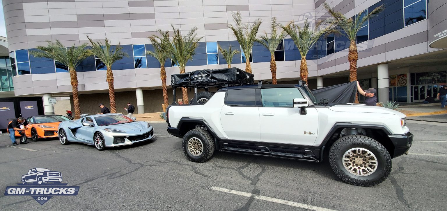 GMC HUMMER EV & Chevy Corvette Z06 Arrive At SEMA 2021 | GM-Trucks.com