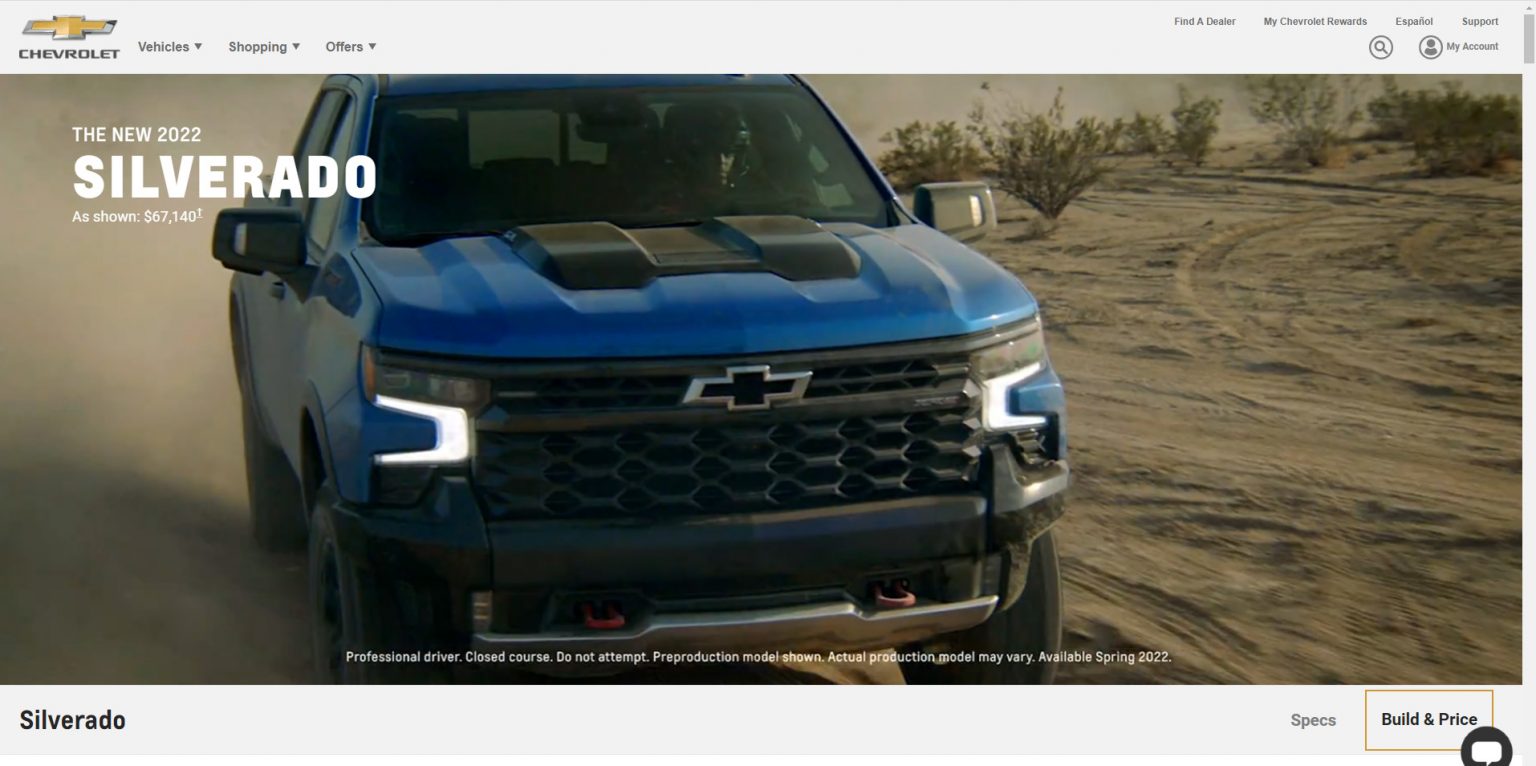 Chevrolet Launches New 2022 Silverado Build & Price Tool | GM-Trucks.com