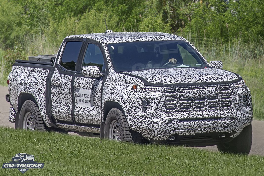 All New 2023 GMC Canyon AT4X Photographed Less Disguised Than Ever | GM ...