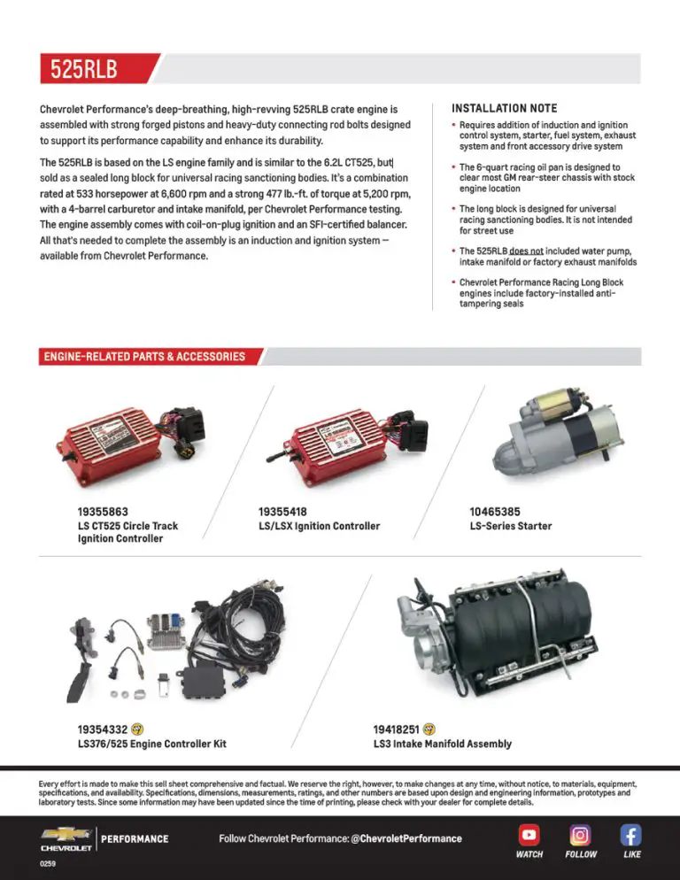 UNLTD Off-Road Racing Specs Sealed Chevrolet 6.2L Crate Engine | GM ...