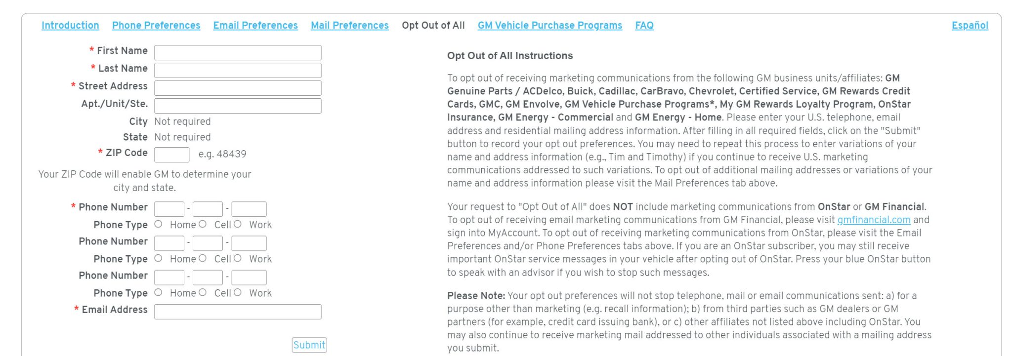 How To Opt Out Of General Motors Data Collection, OnStar Smart Driver ...