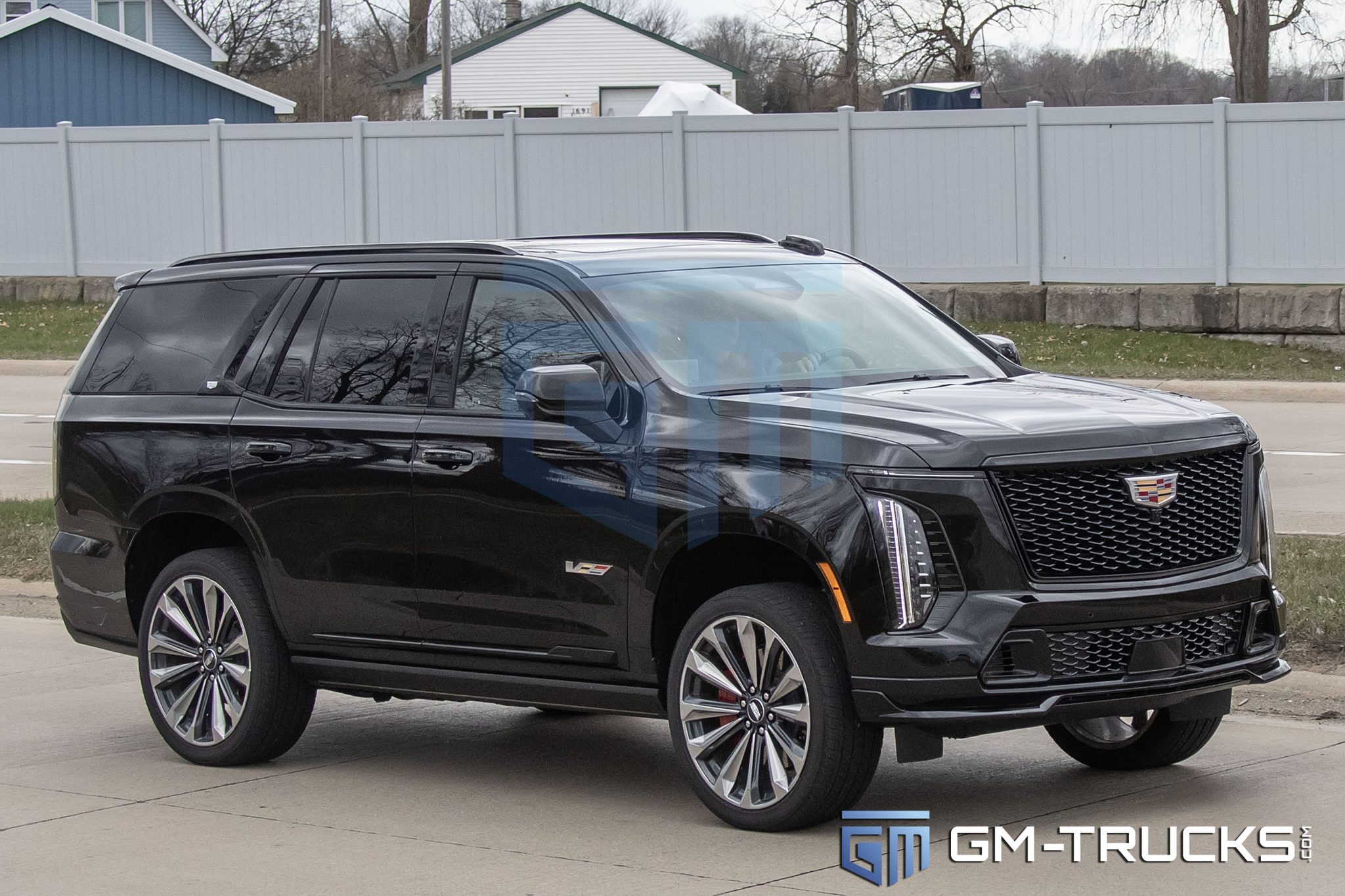 2025 Cadillac Escalade V Caught Undisguised With New Styling & Huge ...