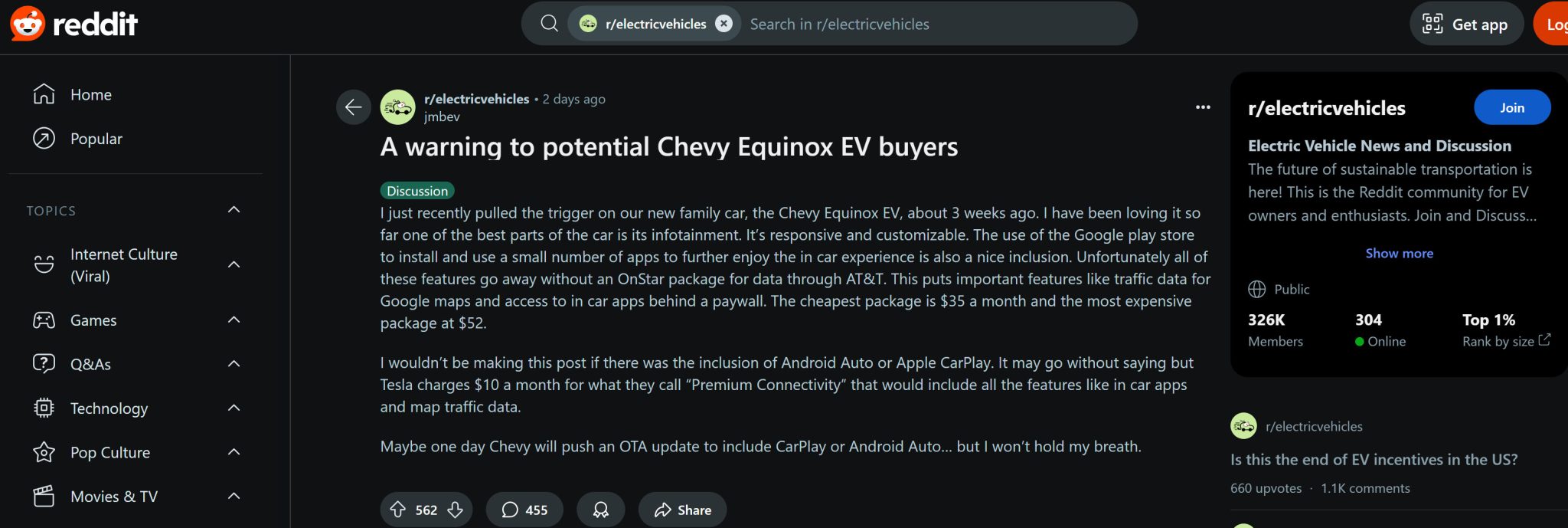 New Chevy Equinox EV Owner Expresses Frustration Over App Connectivity ...
