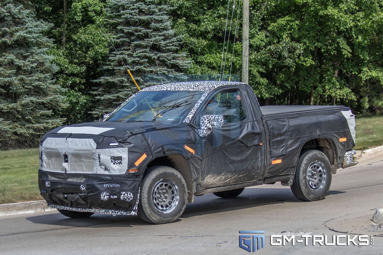 2027 Silverado WT Regular Cab Spied with LED Lights and Bold New Grille ...