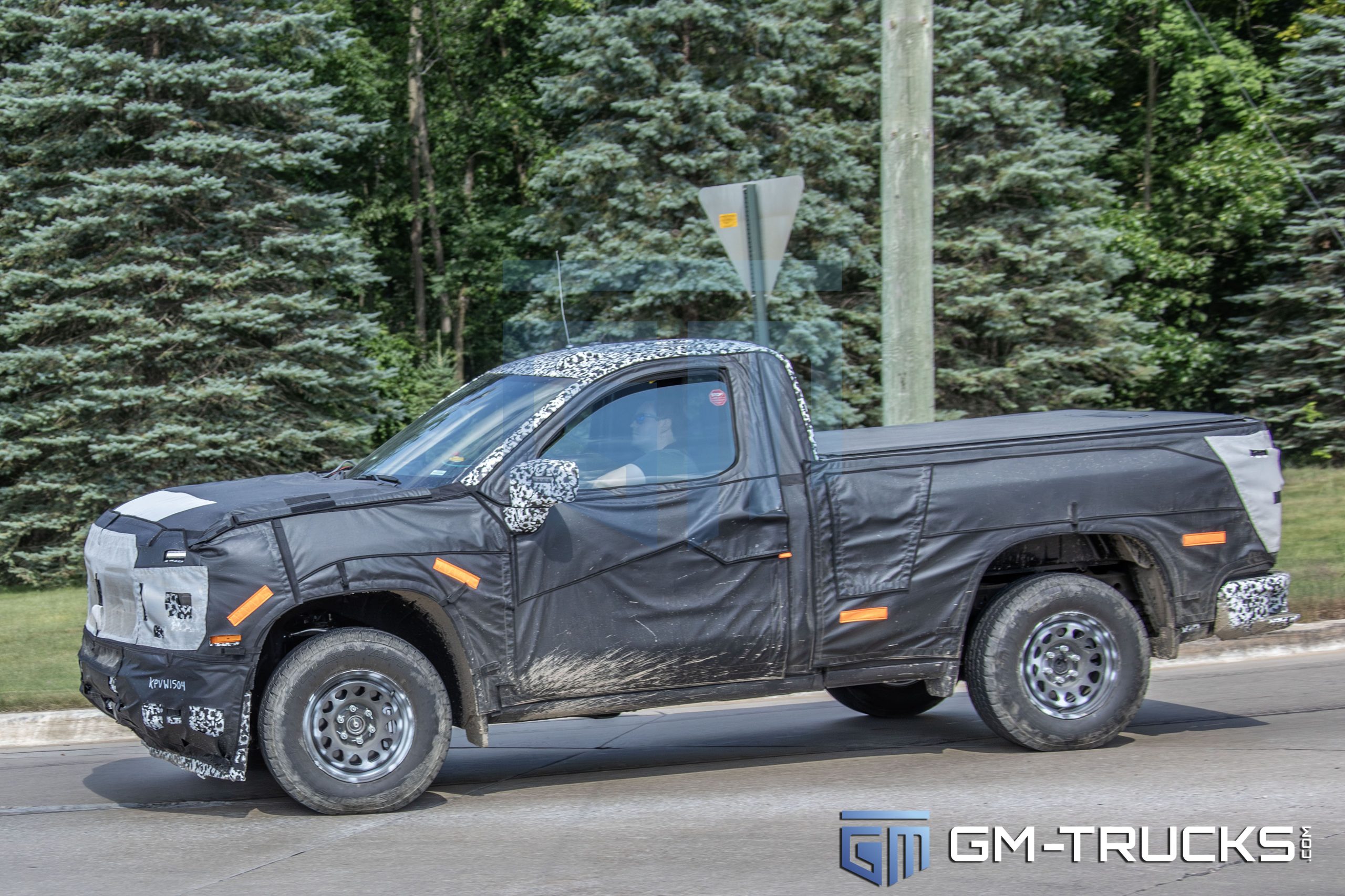 2027 Silverado WT Regular Cab Spied with LED Lights and Bold New Grille ...
